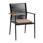 Rope-Wrapped Outdoor Dining Chair (Set of 2) | West Elm
