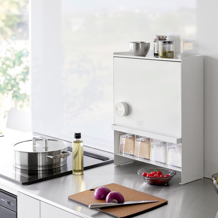 Yamazaki Concealable Seasoning Rack | West Elm