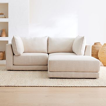 Melbourne Modular 3-Piece Ottoman Sectional (80") | West Elm