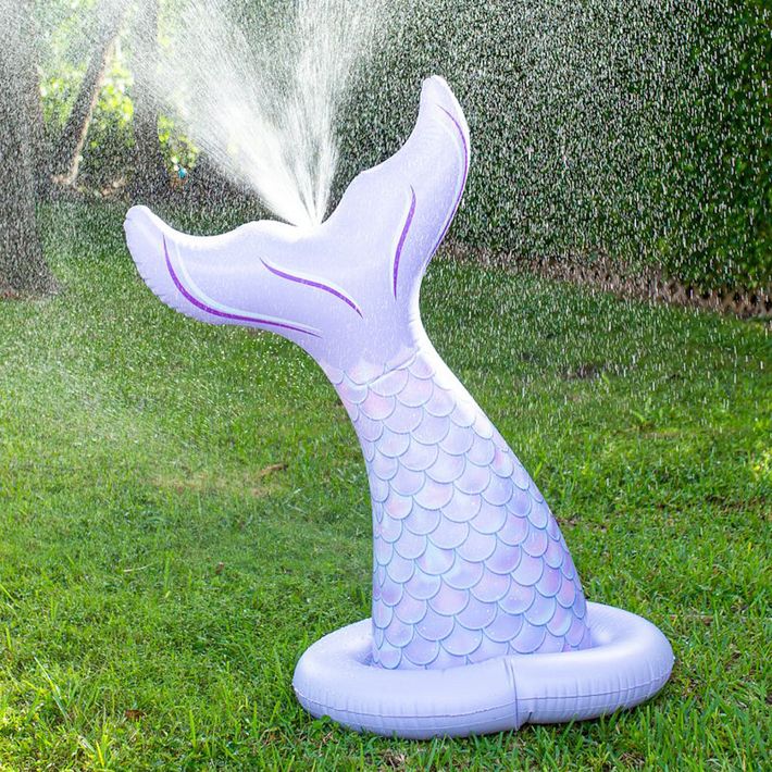 PoolCandy Inflatable Mermaid Tail Sprinkler | West Elm