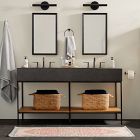 Streamline Concrete Double Bathroom Vanity (63") | West Elm