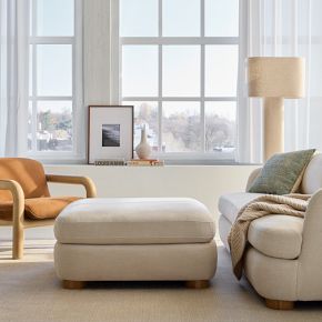 Leroy Ottoman | West Elm