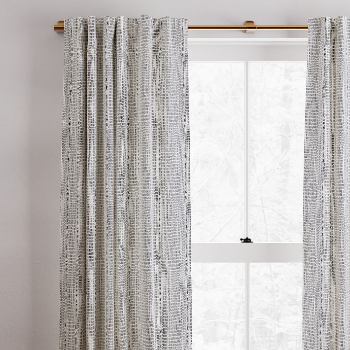 Open Box: Cotton Canvas Bomu Curtains | West Elm