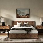 Finlo Burled Wood Bed | West Elm