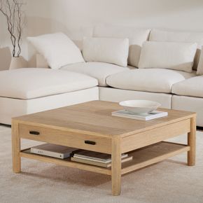 Hargrove Square Coffee Table (42") | West Elm