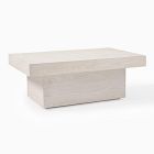 Volume Pedestal Coffee Table - Wood | Modern Living Room Furniture ...