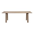 Solid Oak Rectangle Dining Table (88") | West Elm