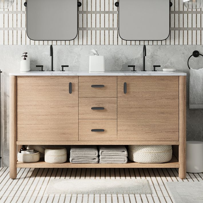60 double sink vanity store