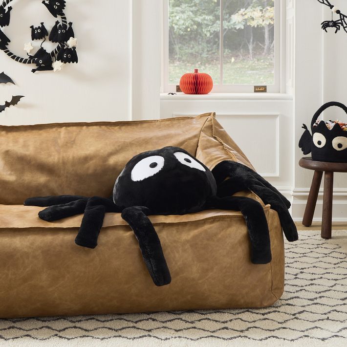 Ed Emberley Jumbo Plush Spider Pillow | West Elm