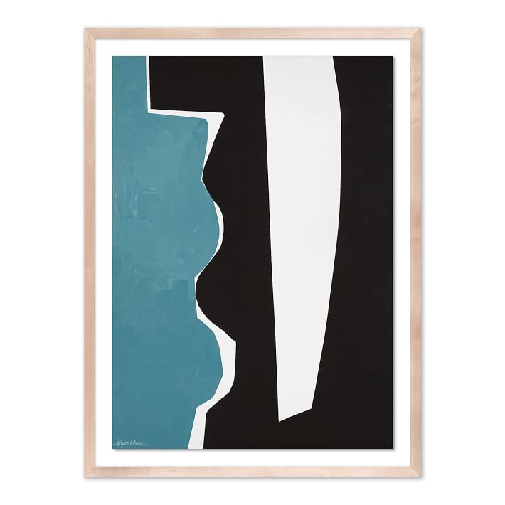 Chasms Framed Wall Art by Alyson Khan | West Elm