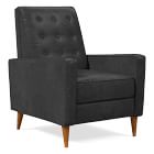 Open Box: Rhys Mid-Century Leather Recliner | West Elm