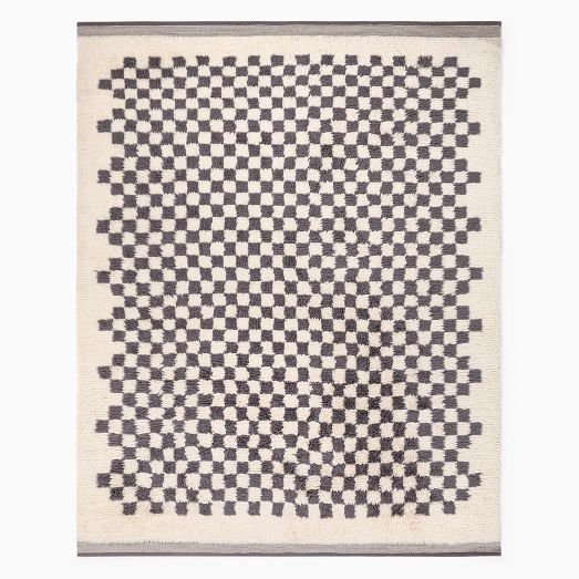 West Elm Checkered Rug