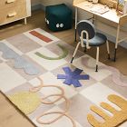 Eva Chen Smiling Face Cubed Pouf | West Elm