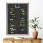 Girl Friday Framed Chalkboard w/ Chalk Ink Markers | West Elm