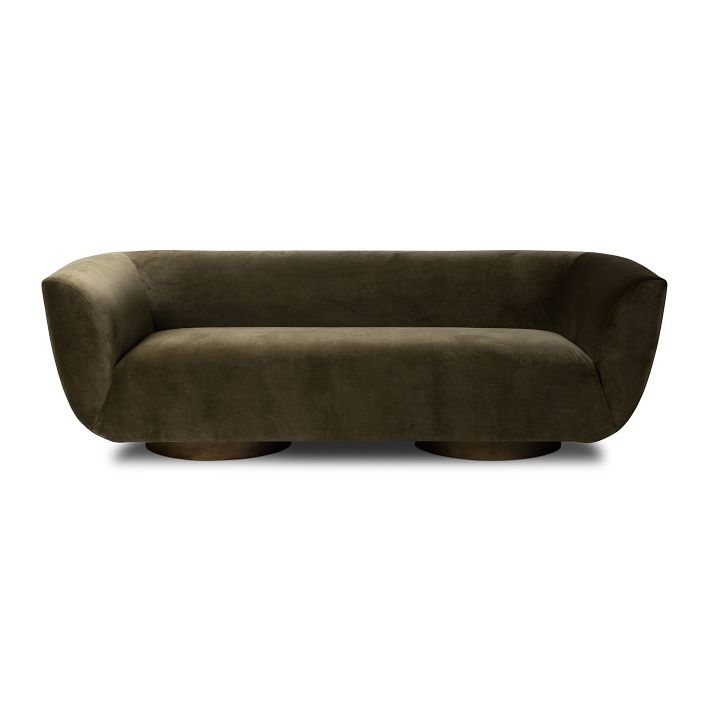 Harlyn Curved Pedestal Sofa West Elm
