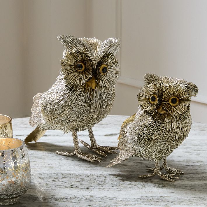 Mylar Owl Figurines | West Elm