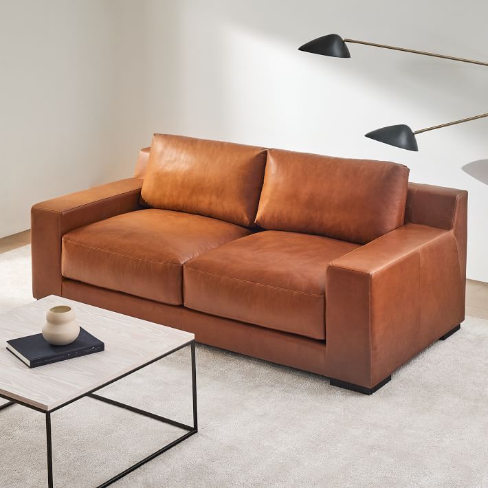 Dalton Leather Sofa 82 92