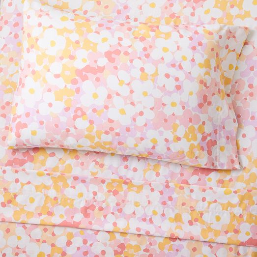 Painted Daisy Sheet Set | West Elm