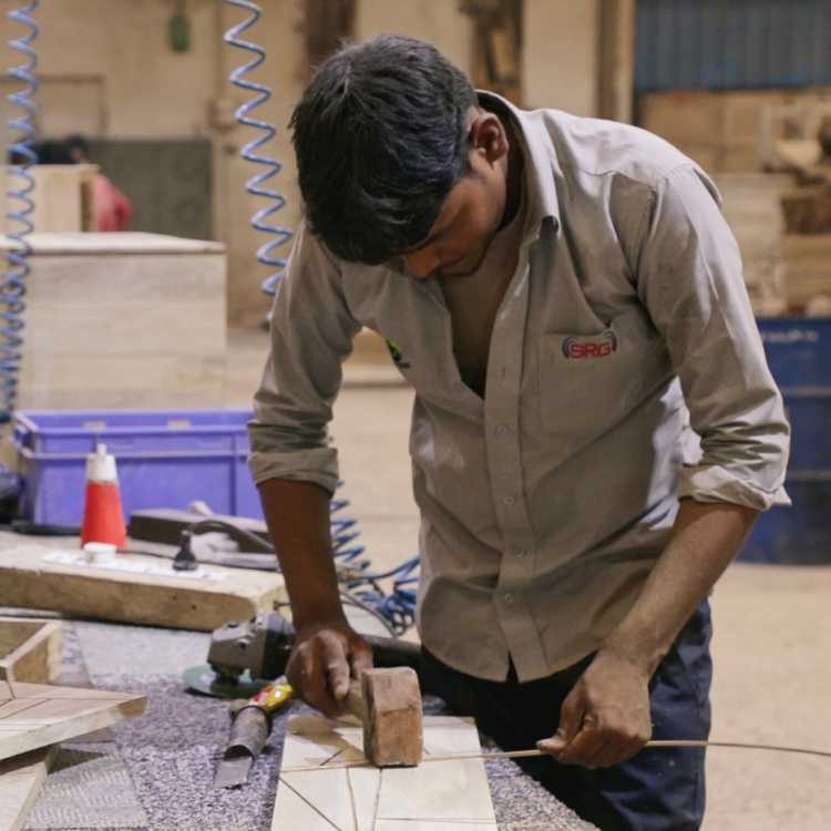 Roar & Rabbit™ Geo Inlay Nightstand (24") | West Elm