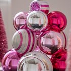 Shiny-Brite™ Pink Glass Ball Tabletop Tree Cluster | West Elm