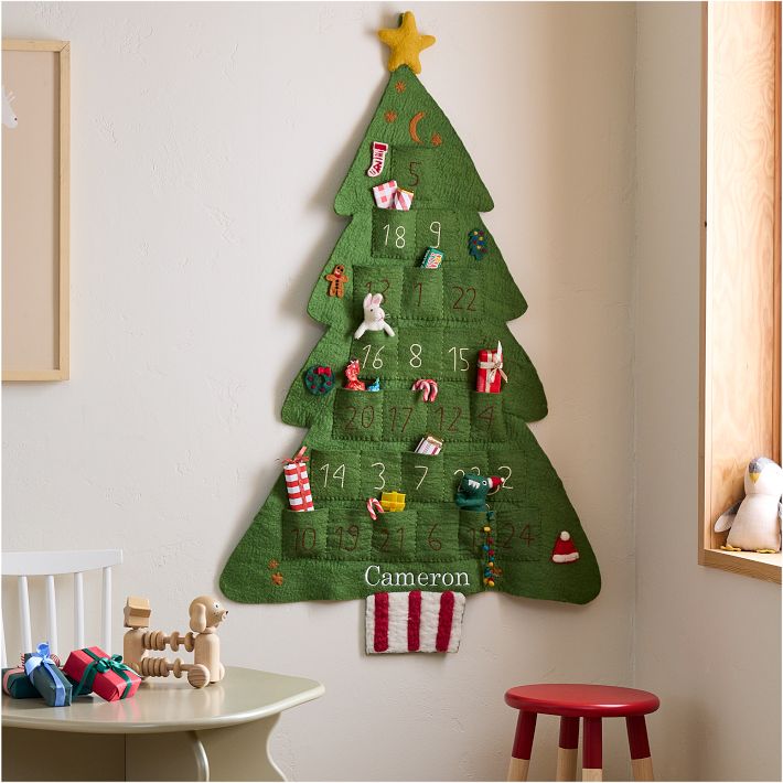 Felt Christmas Tree Advent Calendar | West Elm