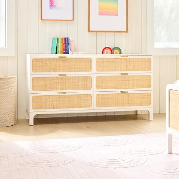 Ida Dresser Wide Dresser White Natural