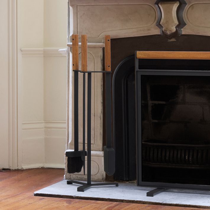Flank Fireplace Tools | West Elm