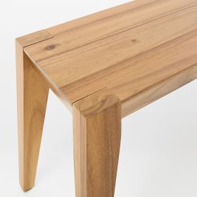 West elm wood bench store