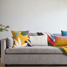 Half Moon Layered Blocks Throw | West Elm