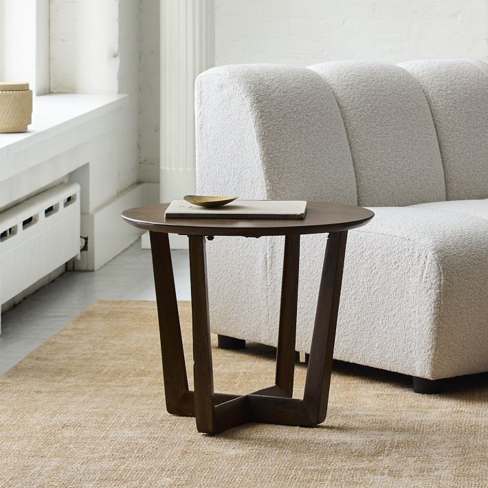 Dark wood lamp table store
