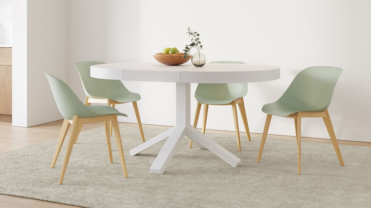 Round Expandable Dining Room Table Tables De Repas Avec Allonges