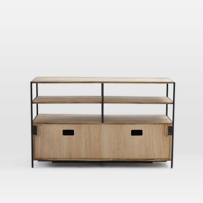 West elm industrial media console store