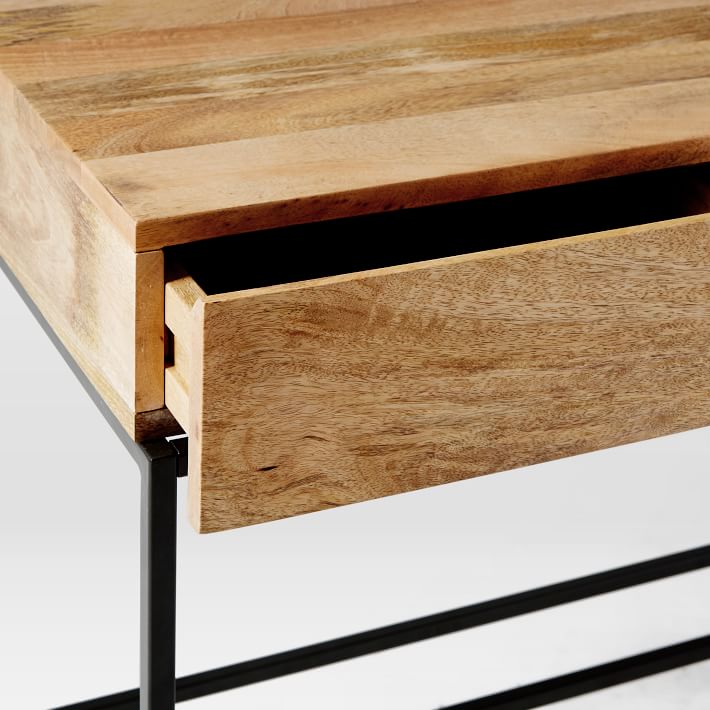 Industrial Storage Mini Desk 30 West Elm