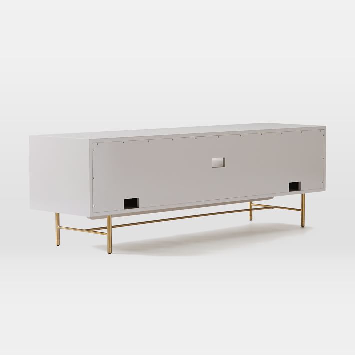 Modernist Wood Lacquer Media Console 68 80 West Elm