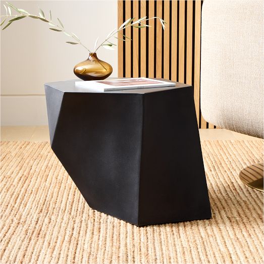 Patrick Cain Designs Scutoid Side Table - Pentagon (19.5") | West Elm