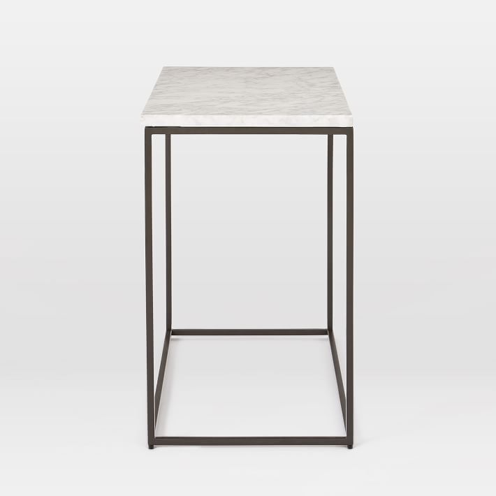 Streamline Side Table 28 Marble West Elm