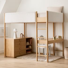 Loft dresser bed store