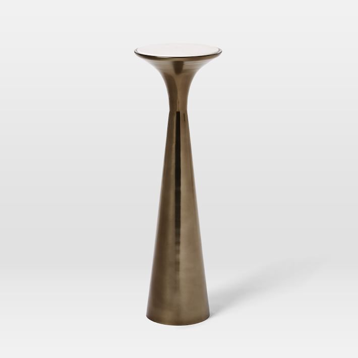 Silhouette Pedestal Drink Table West Elm