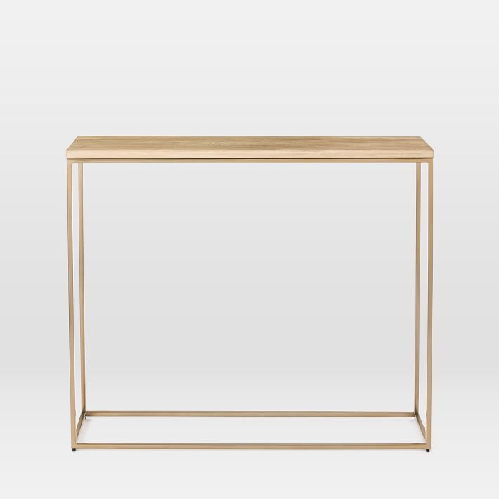 West elm gold console table store