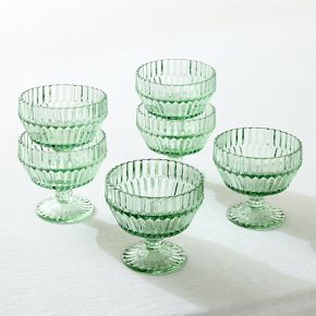 Archie Glass Coupes (Set of 6) | West Elm