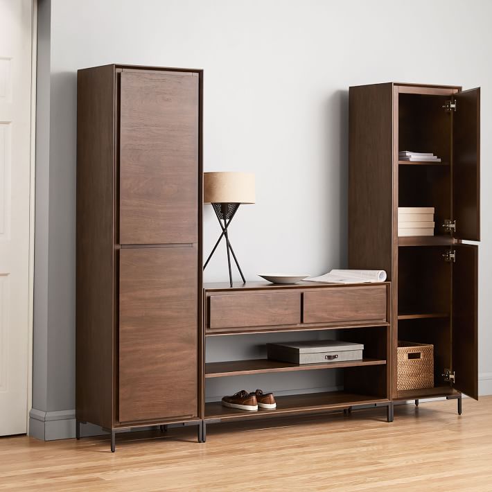 Nolan Entryway Closed Cabinets 2 Console Set West Elm