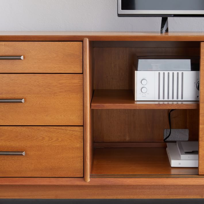 Mid Century Media Console 96