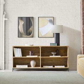 Industrial Open Storage Modular Bookcase (64") | West Elm