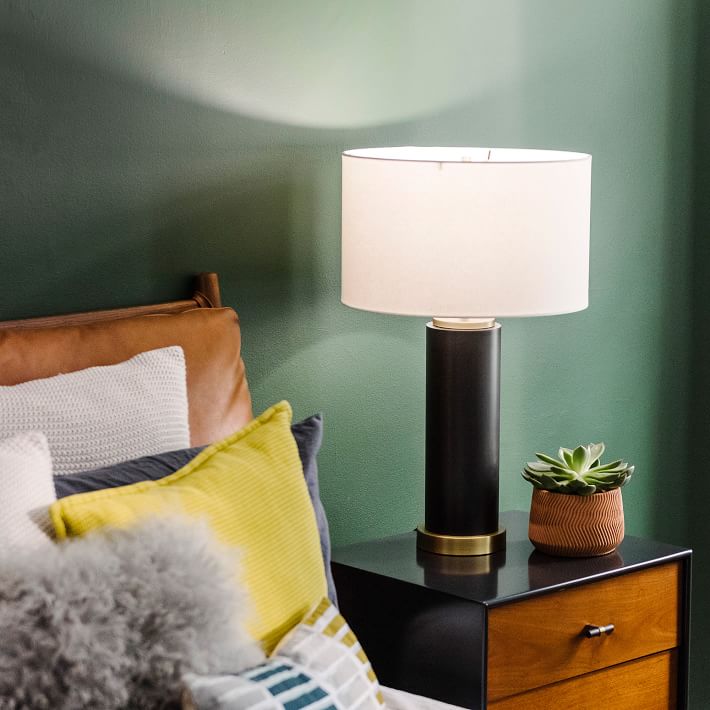 West elm pillar table lamp store