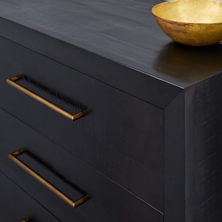 West elm black dresser store
