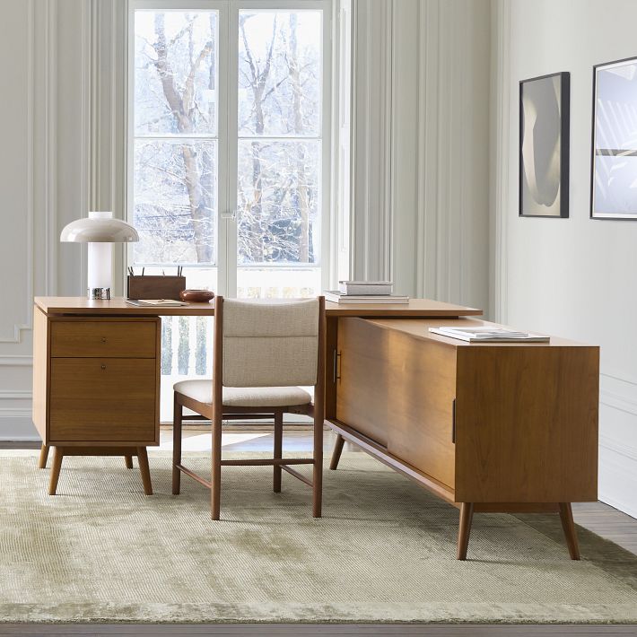 Mid century modern office cabinet store