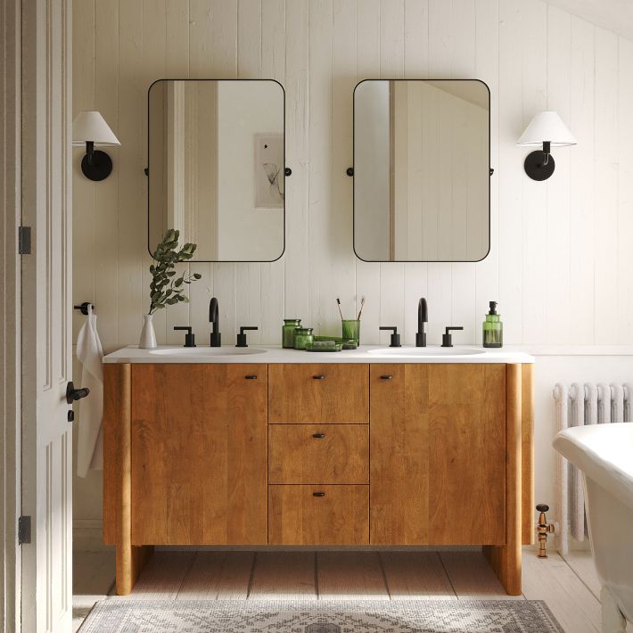 Otto Double Bathroom Vanity (60") | West Elm