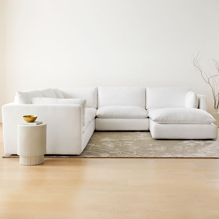 Hampton 6 Piece Sectional Sofa With Chaise West Elm