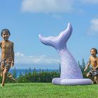 PoolCandy Inflatable Mermaid Tail Sprinkler | West Elm