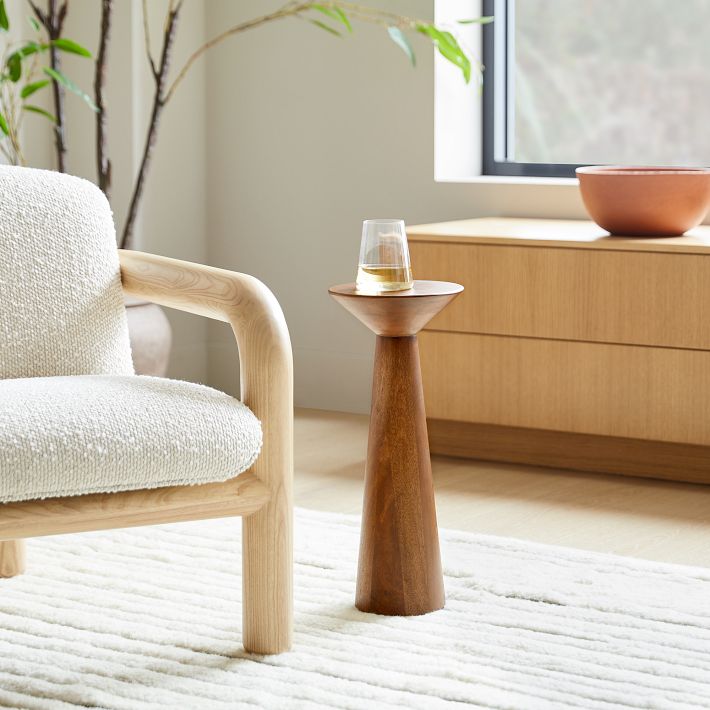 Meyer Wooden Drink Tables 8.7 11.5 West Elm